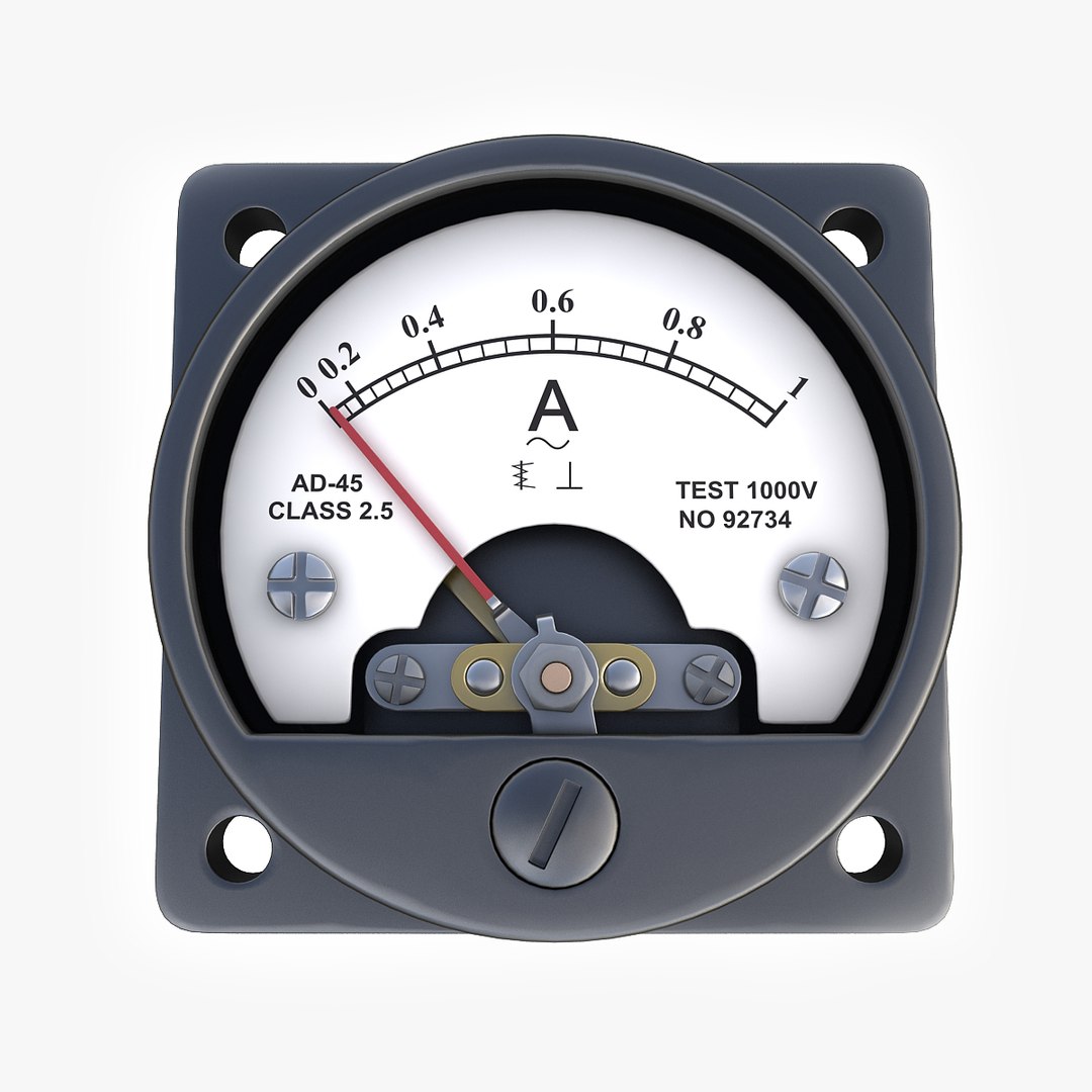 3ds Vintage Ammeter 02