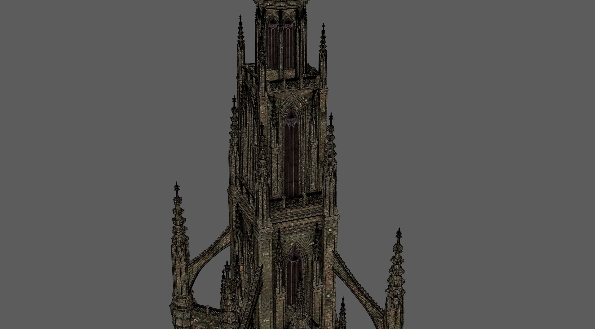The Scott Monument Scotland Model - TurboSquid 2161581