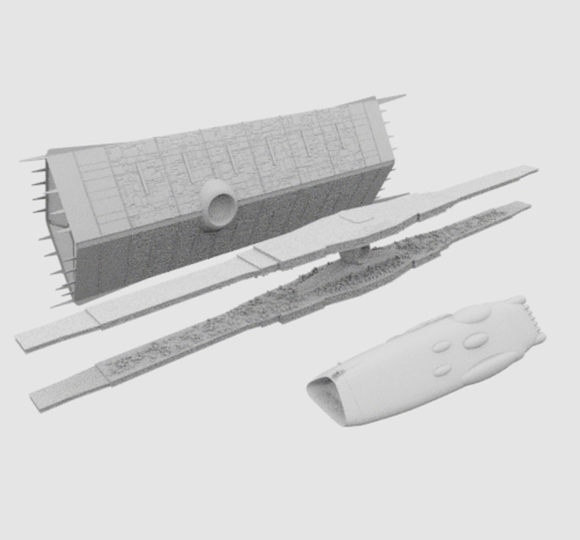 Ships Destiny 3D Model - TurboSquid 1618027