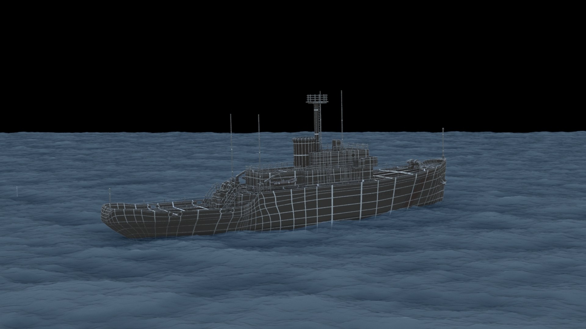 3d Coast Guard Wmec-167 Model