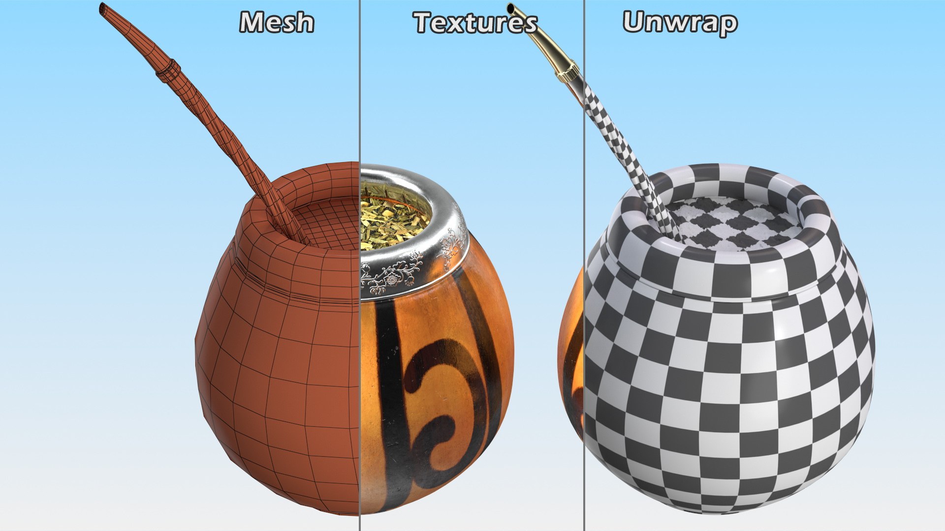 Yerba Mate Pattern 3D - TurboSquid 1860919