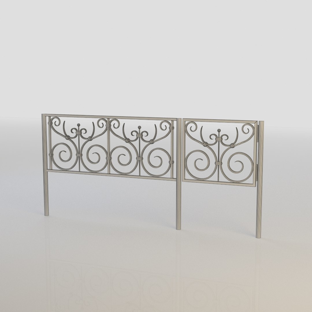 3d Iron Fence