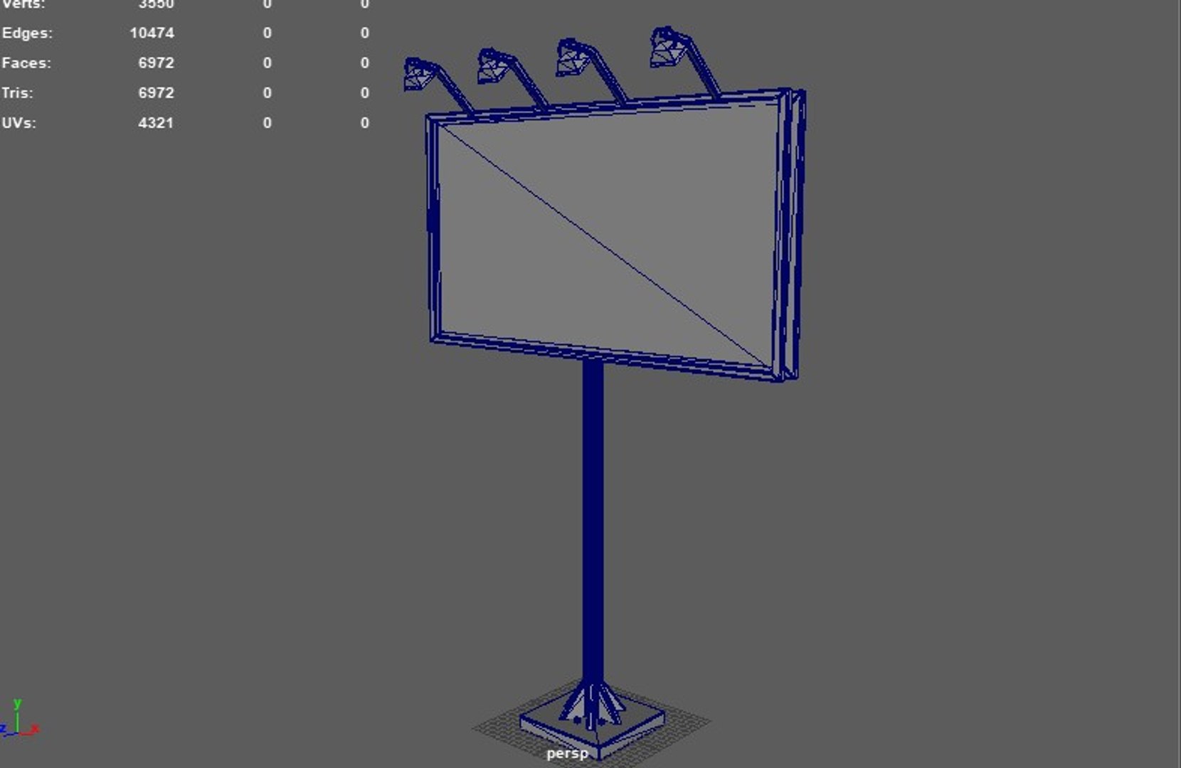 Billboard 3D Model 3D Model - TurboSquid 2351483
