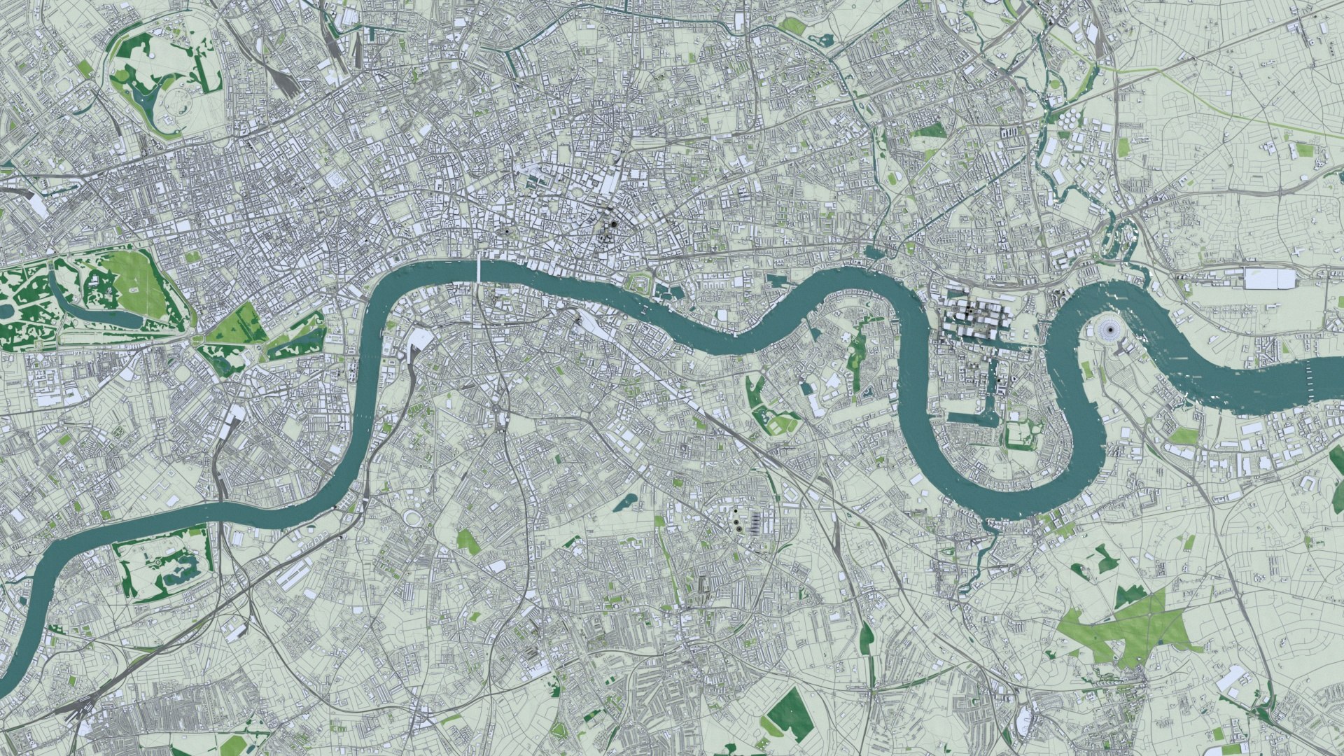 London city terrain model - TurboSquid 1397680