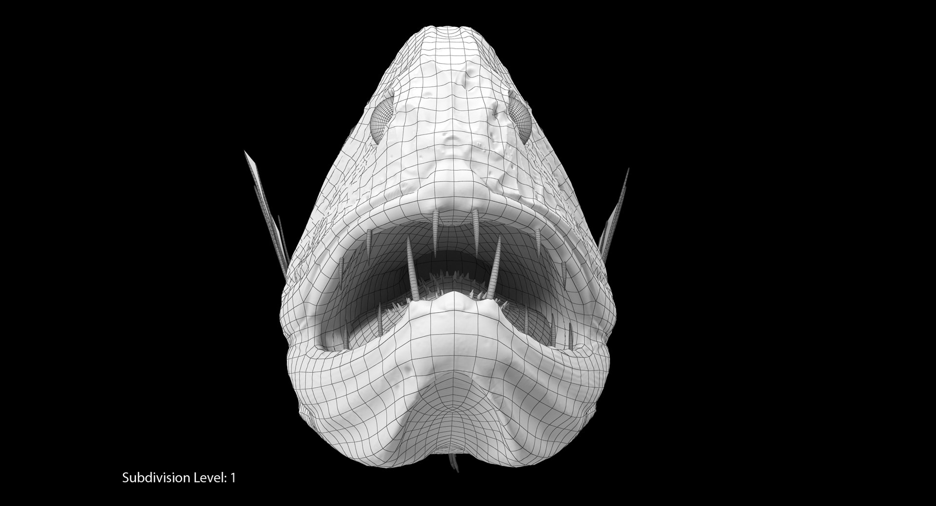 Fangtooth Fish 3d Model