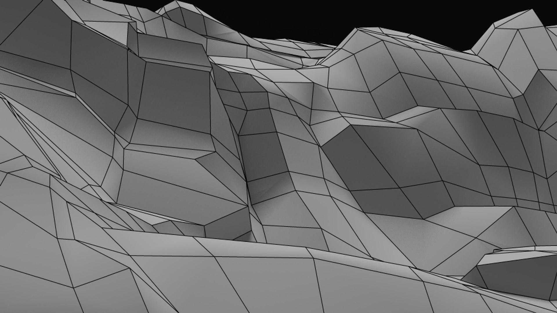 Rock Waterfall 3d Model