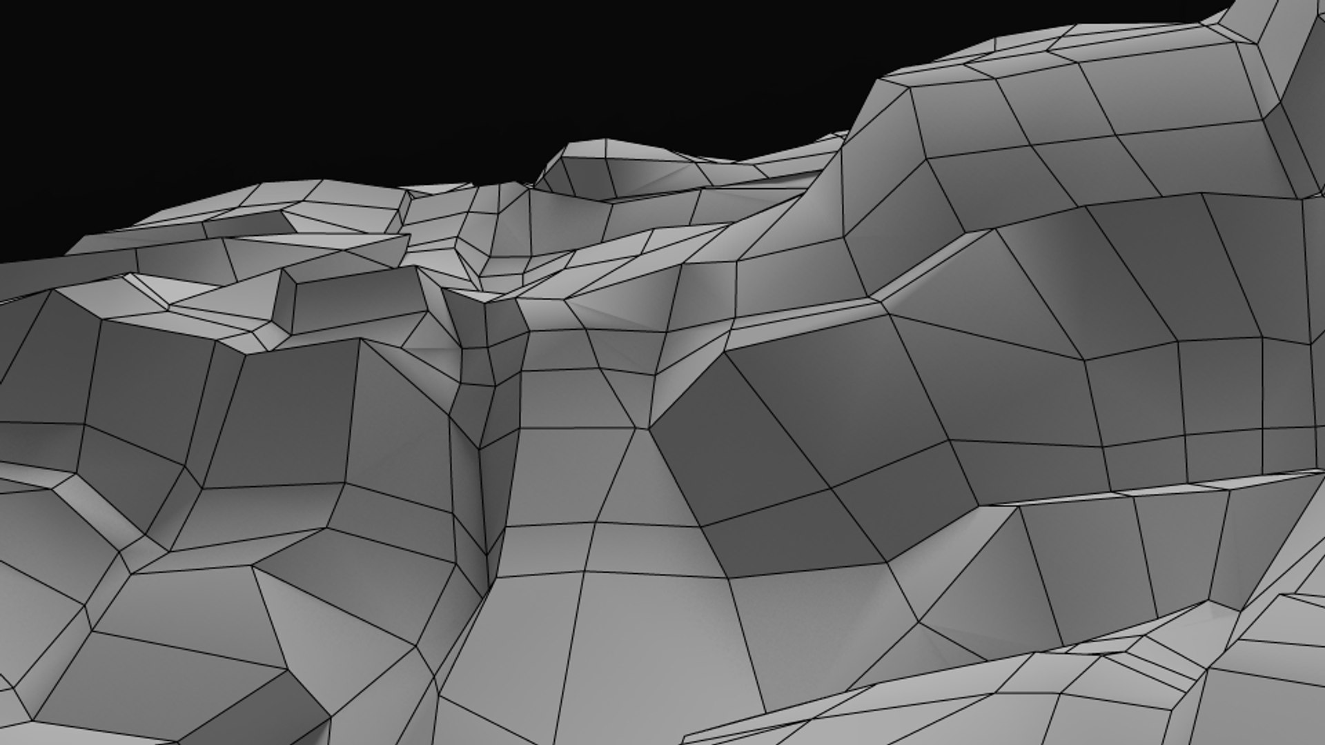 Rock Waterfall 3d Model