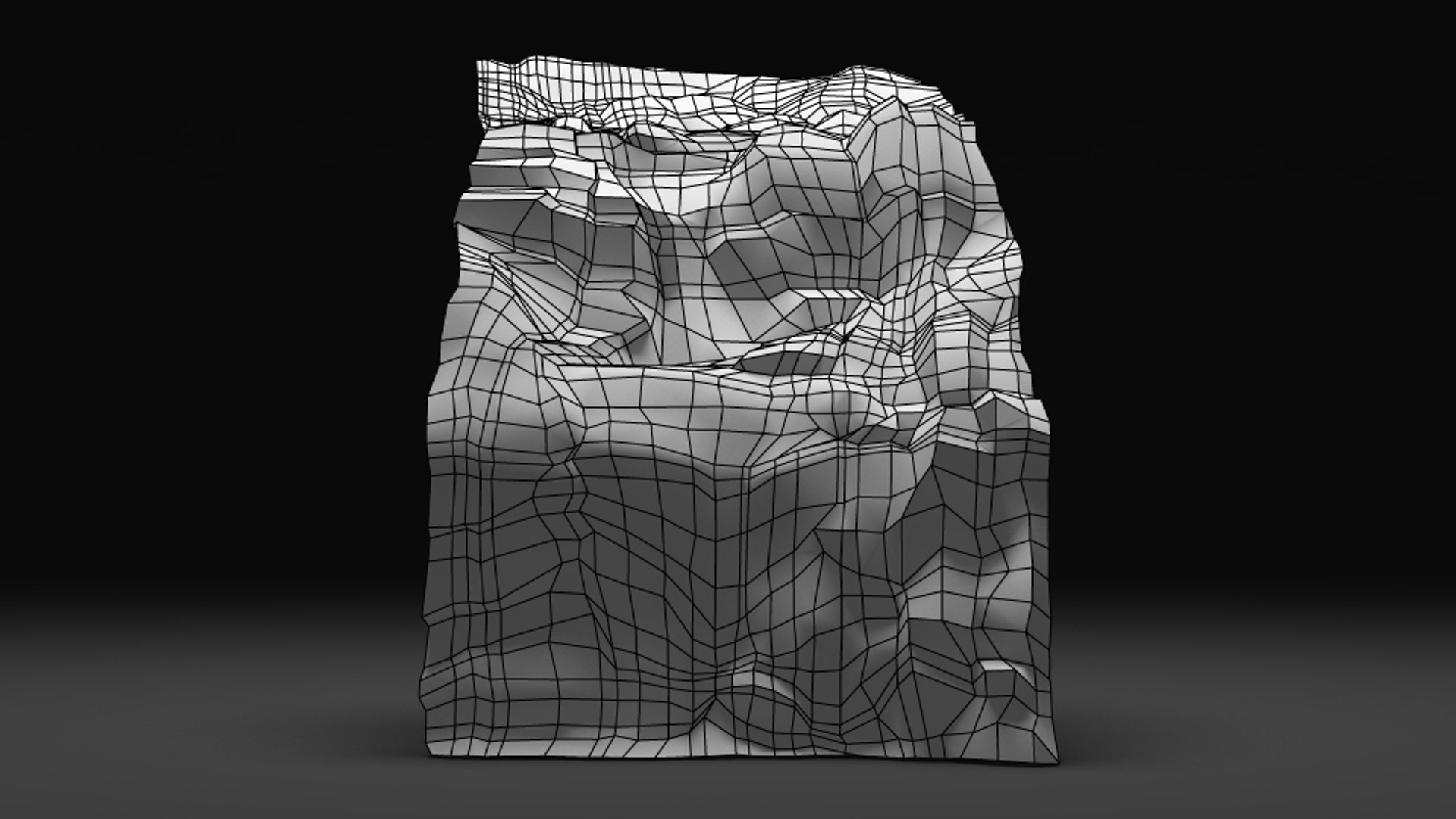 Rock Waterfall 3d Model
