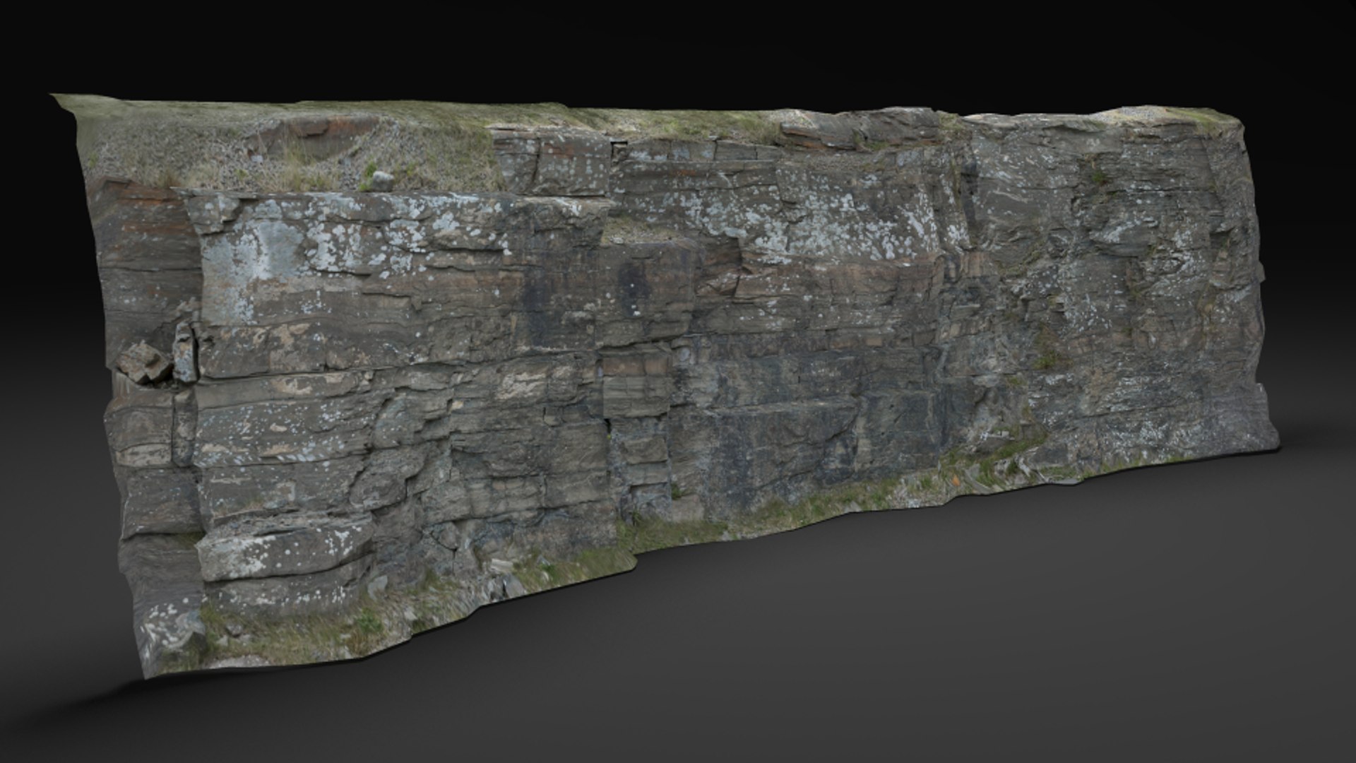 Rock Waterfall 3d Model