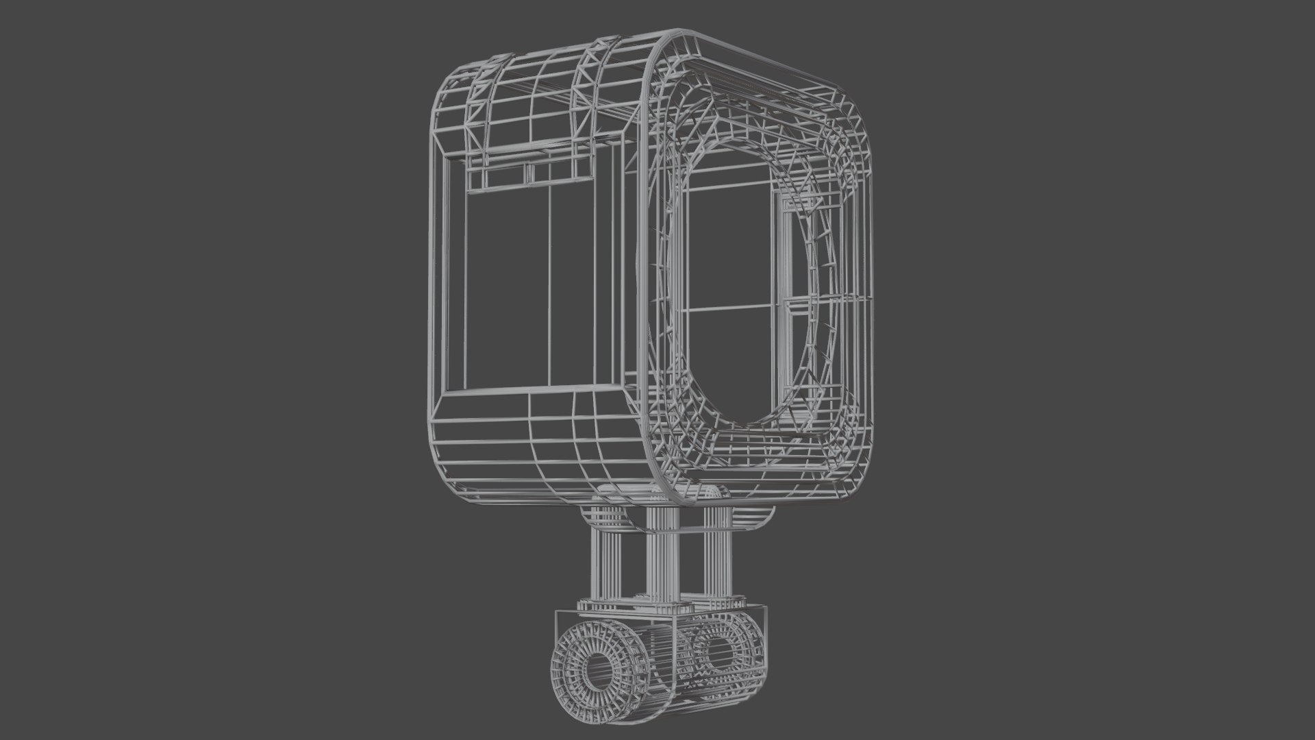 Low Poly Action Camera 3D Model - TurboSquid 1996307