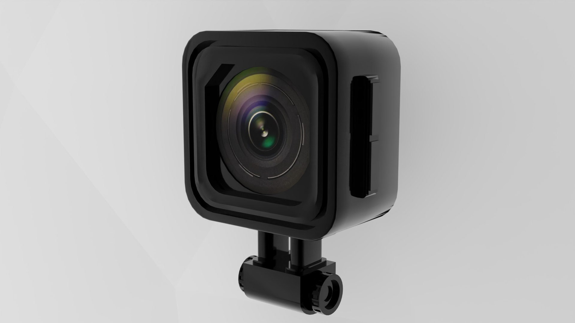 Low Poly Action Camera 3D Model - TurboSquid 1996307
