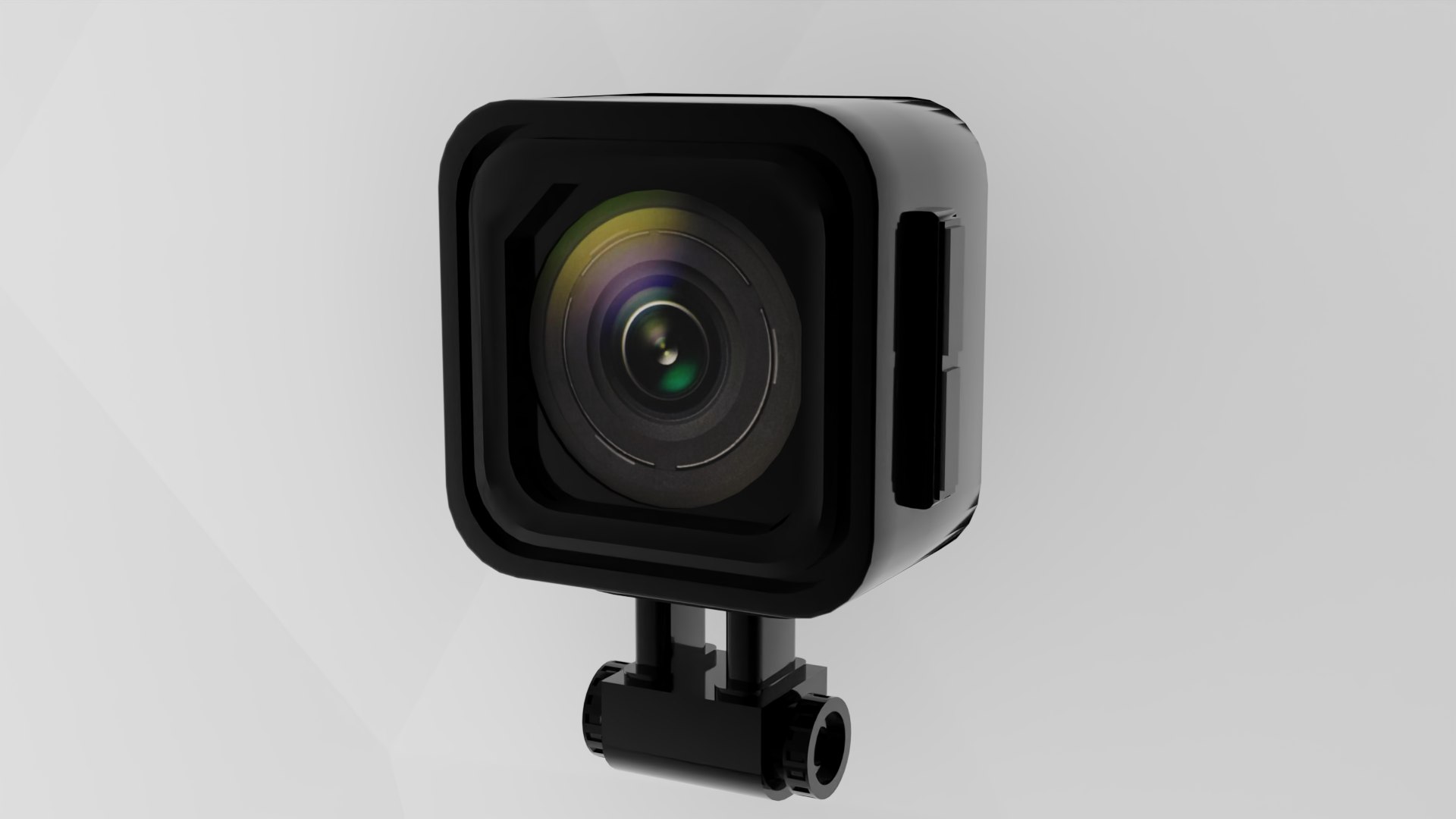 Low Poly Action Camera 3D Model - TurboSquid 1996307