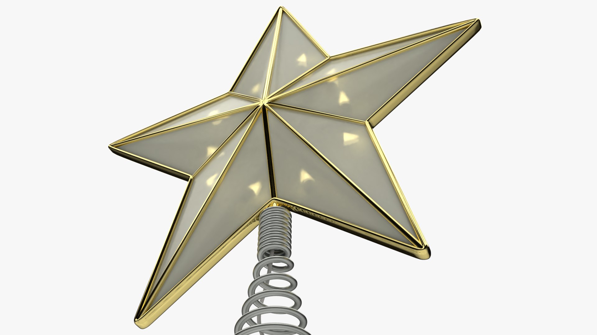 Christmas Star Tree Topper 3D Model - TurboSquid 1654151