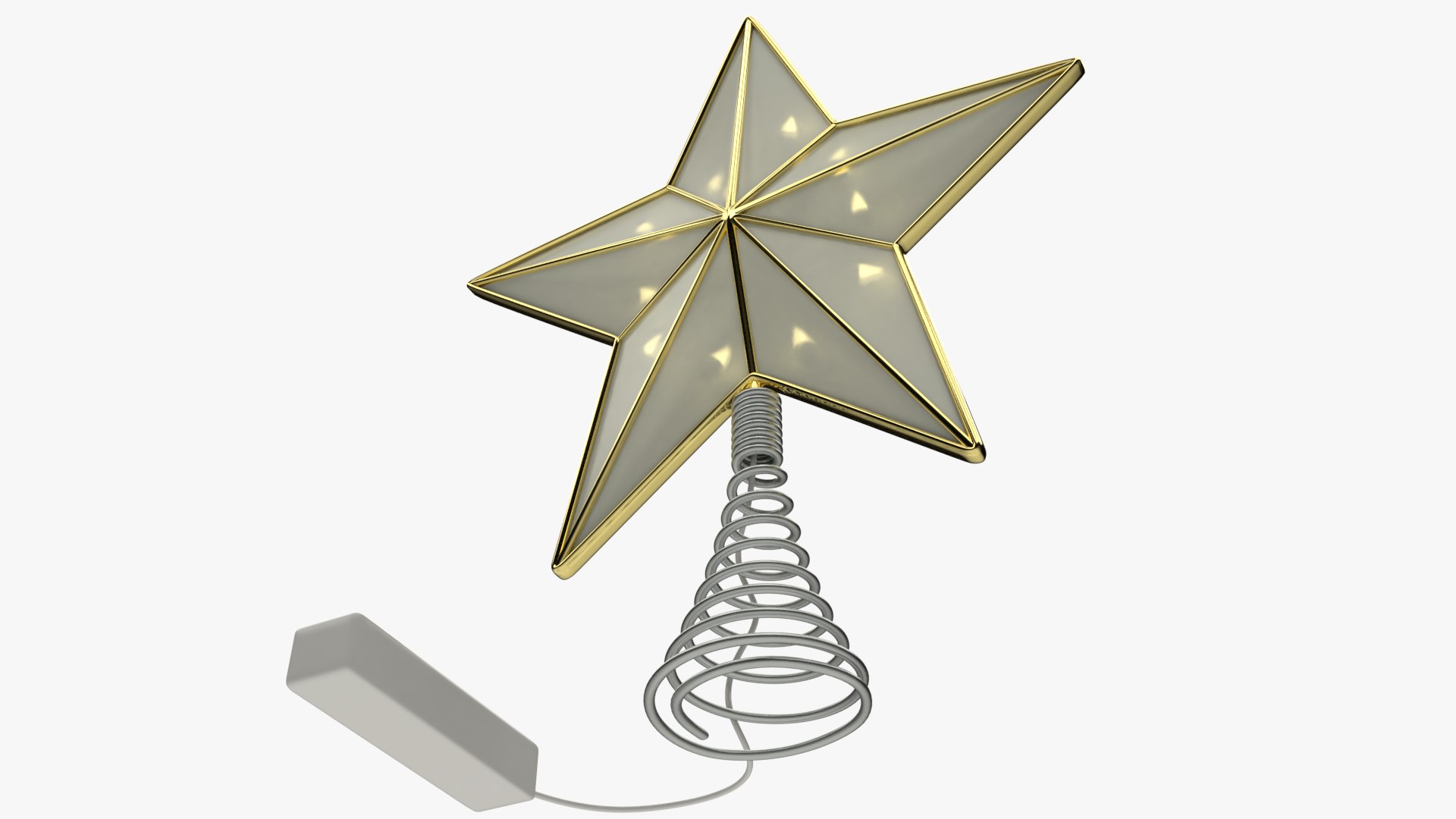Christmas Star Tree Topper 3D Model - TurboSquid 1654151
