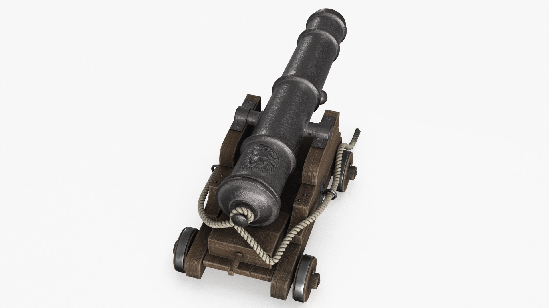 3D Vintage Cannon Mortar - TurboSquid 2054023