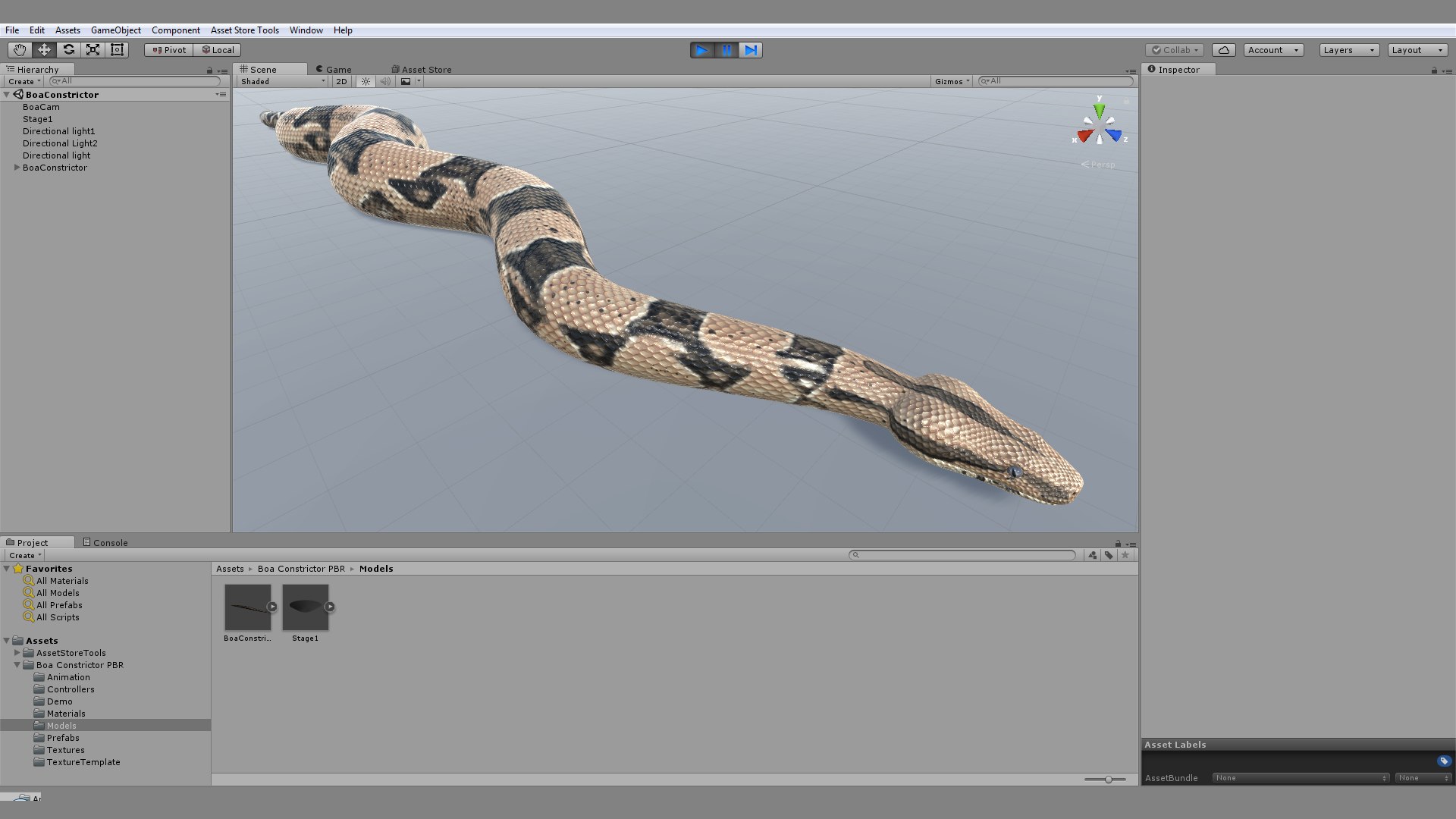 3ds max boa constrictor