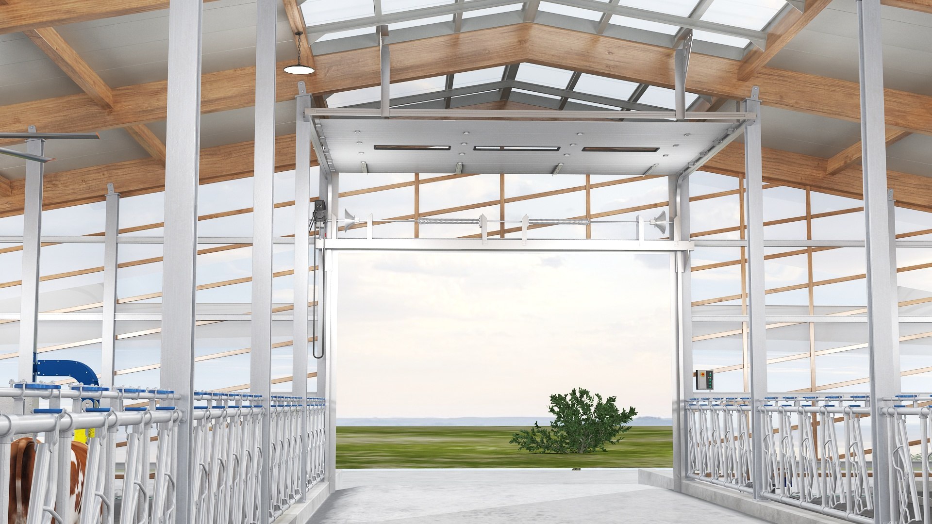 Cow Farm Barn 01 3D Model - TurboSquid 2114014