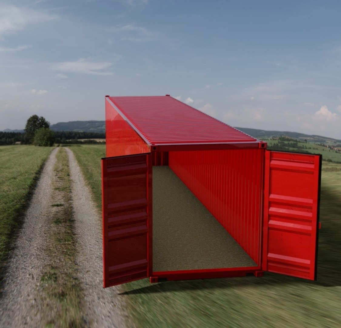 - 40ft Iso Shipping Container Dwg