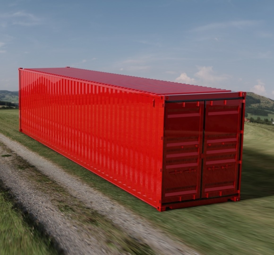 - 40ft Iso Shipping Container Dwg