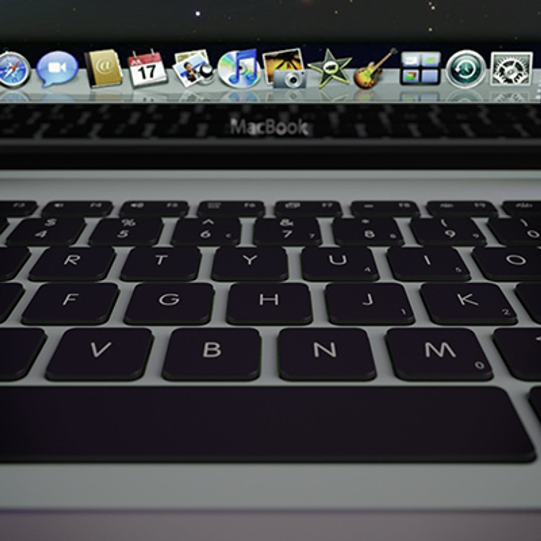 3d Apple Macbook Led Model