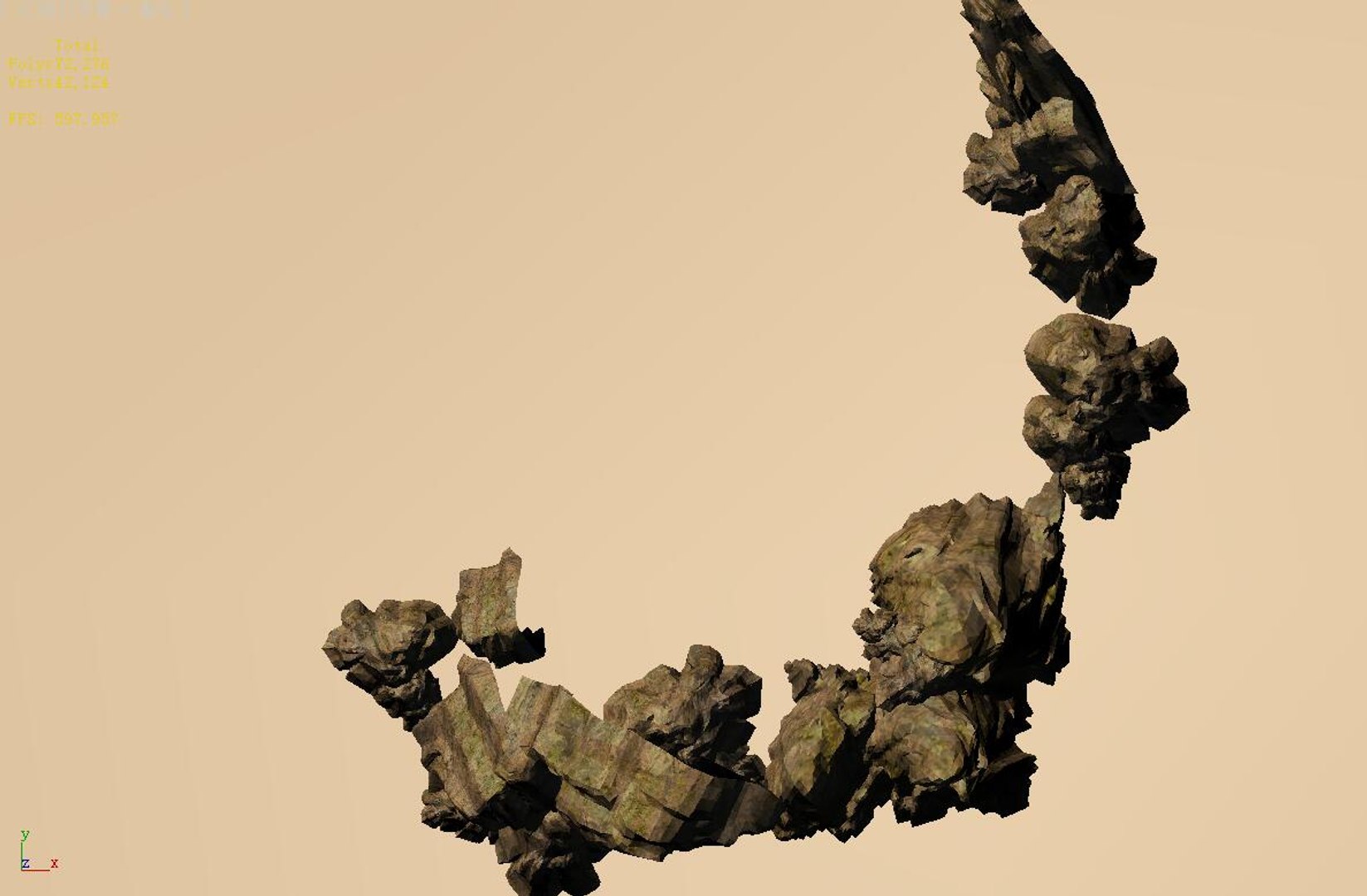 3D Cave Stone Model - TurboSquid 1270079
