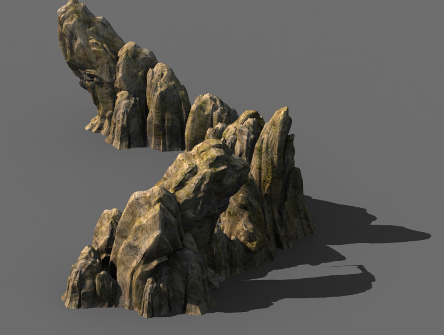 3D Cave Stone Model - TurboSquid 1270079