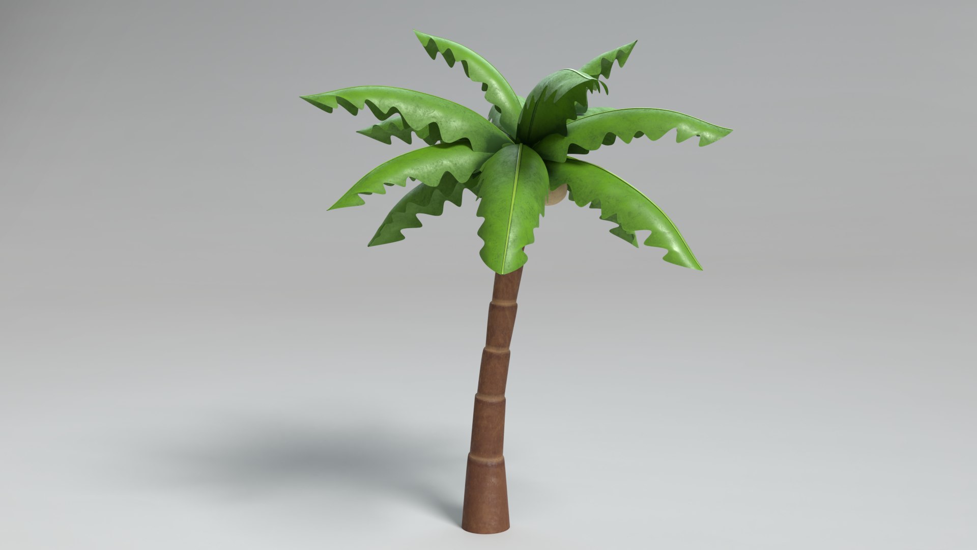 3D Cartoon Palm Tree - TurboSquid 1529866