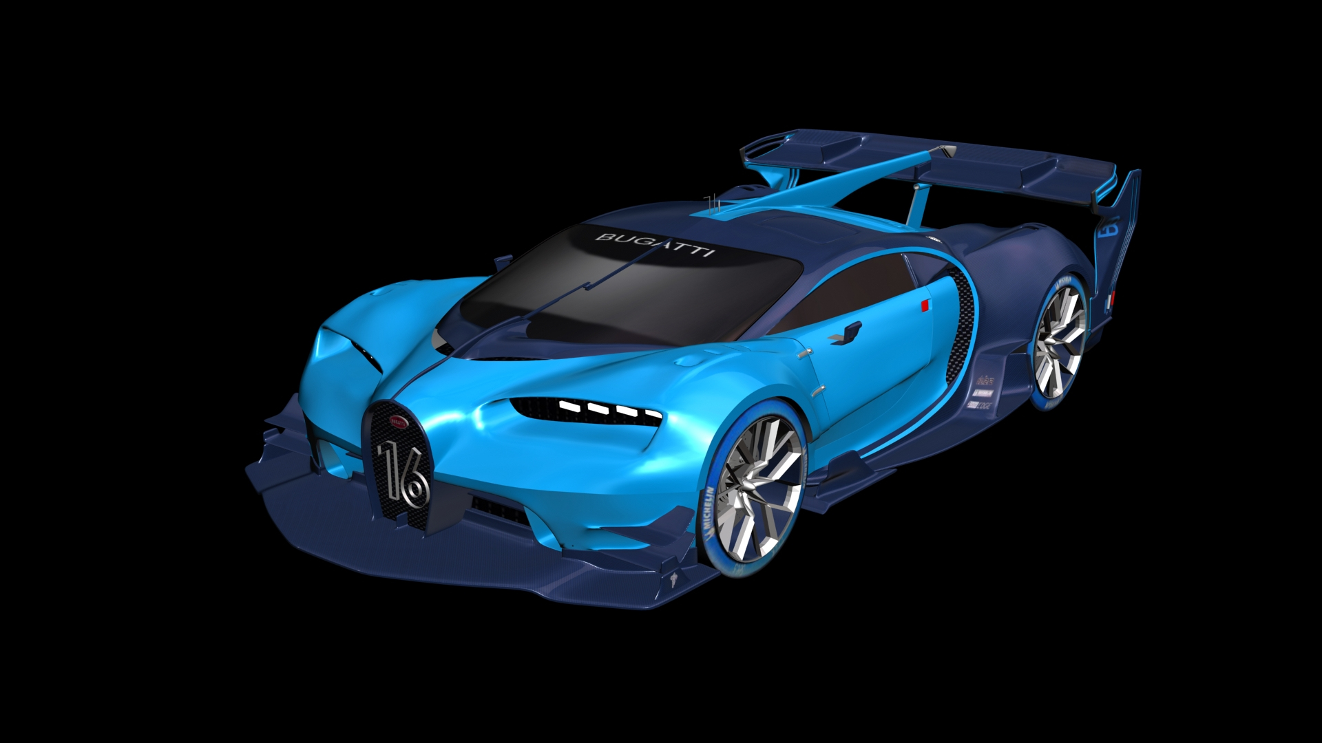 3D Bugatti Vision Gran Turismo Model - TurboSquid 2029200