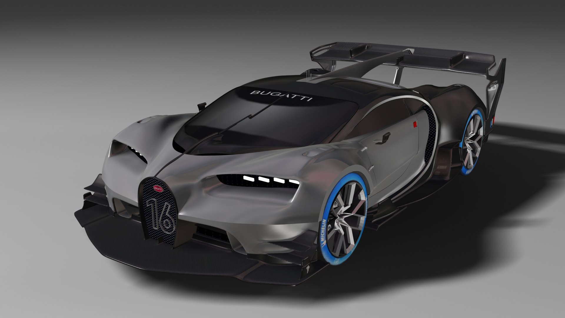 3D Bugatti Vision Gran Turismo Model - TurboSquid 2029200