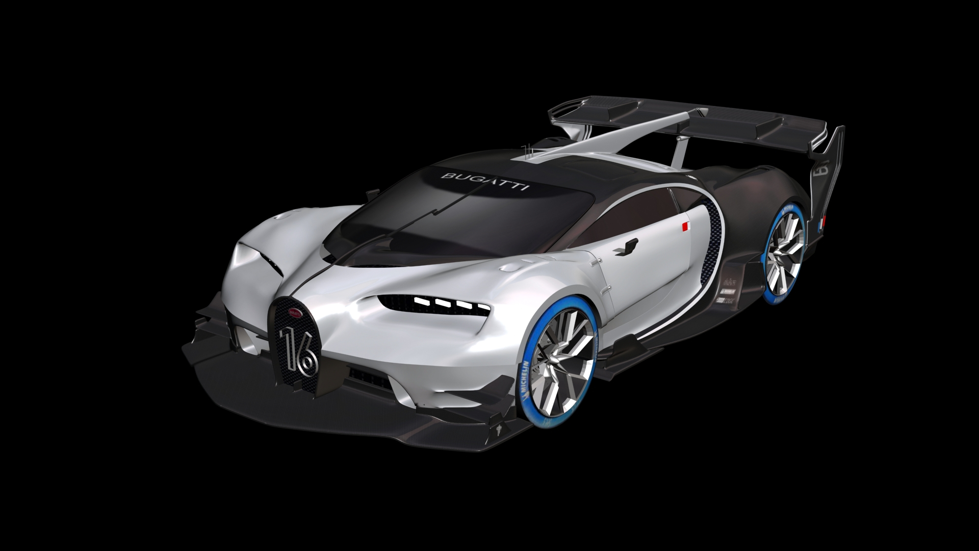 3D Bugatti Vision Gran Turismo Model - TurboSquid 2029200
