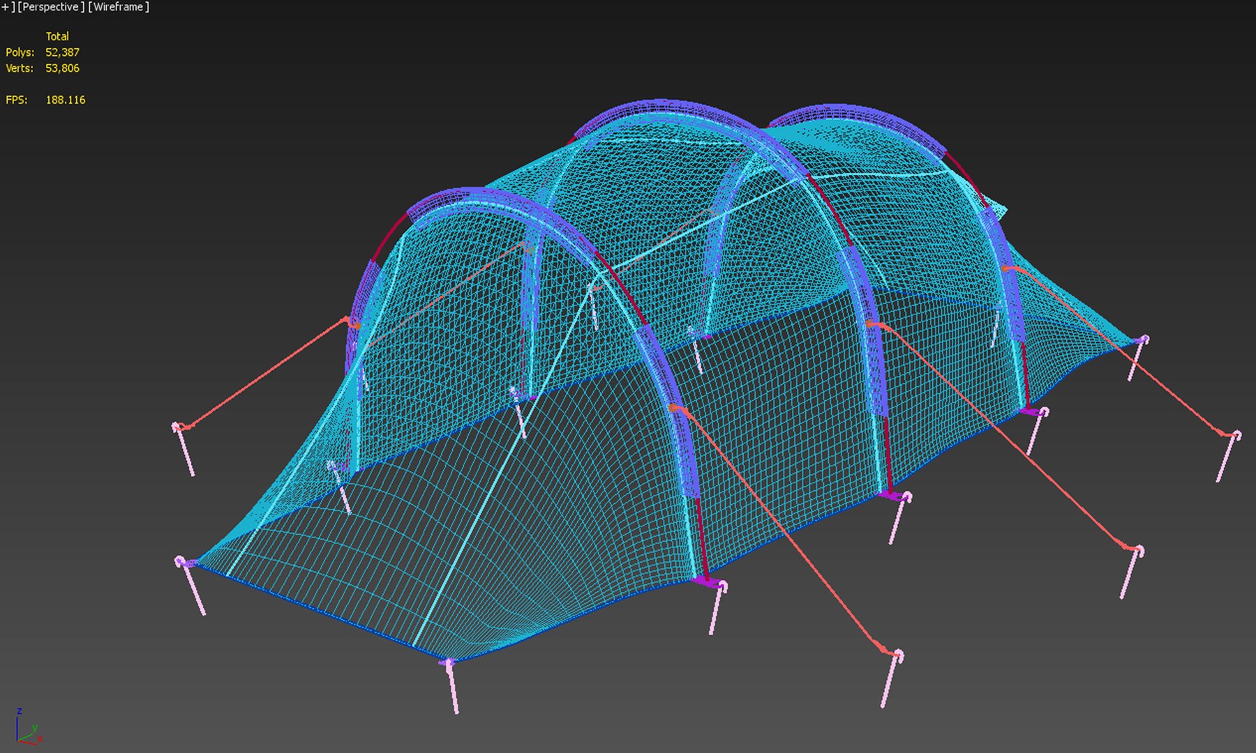 3D Tent Mountain - TurboSquid 1626471