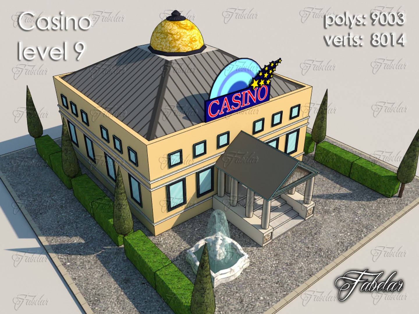 3d Casino Level 9 Model