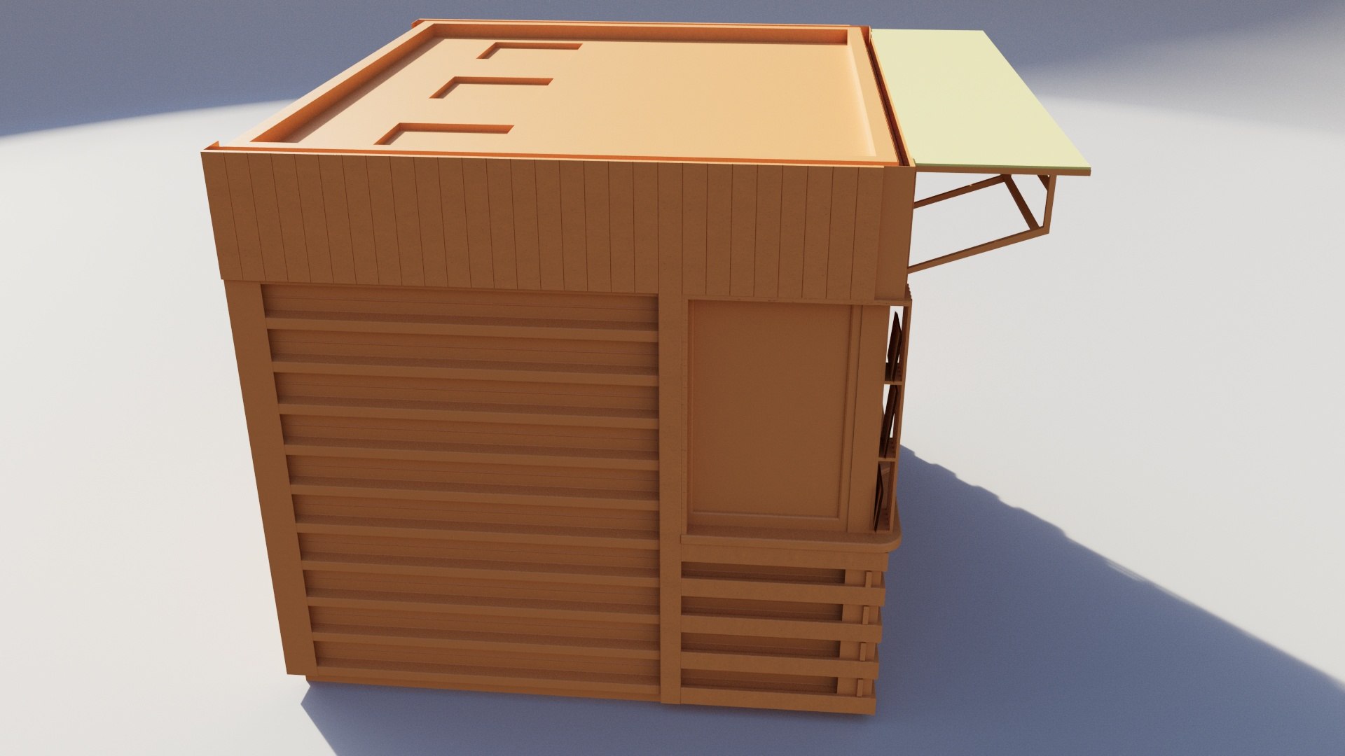 3D Kiosk_paper Model - TurboSquid 2313493