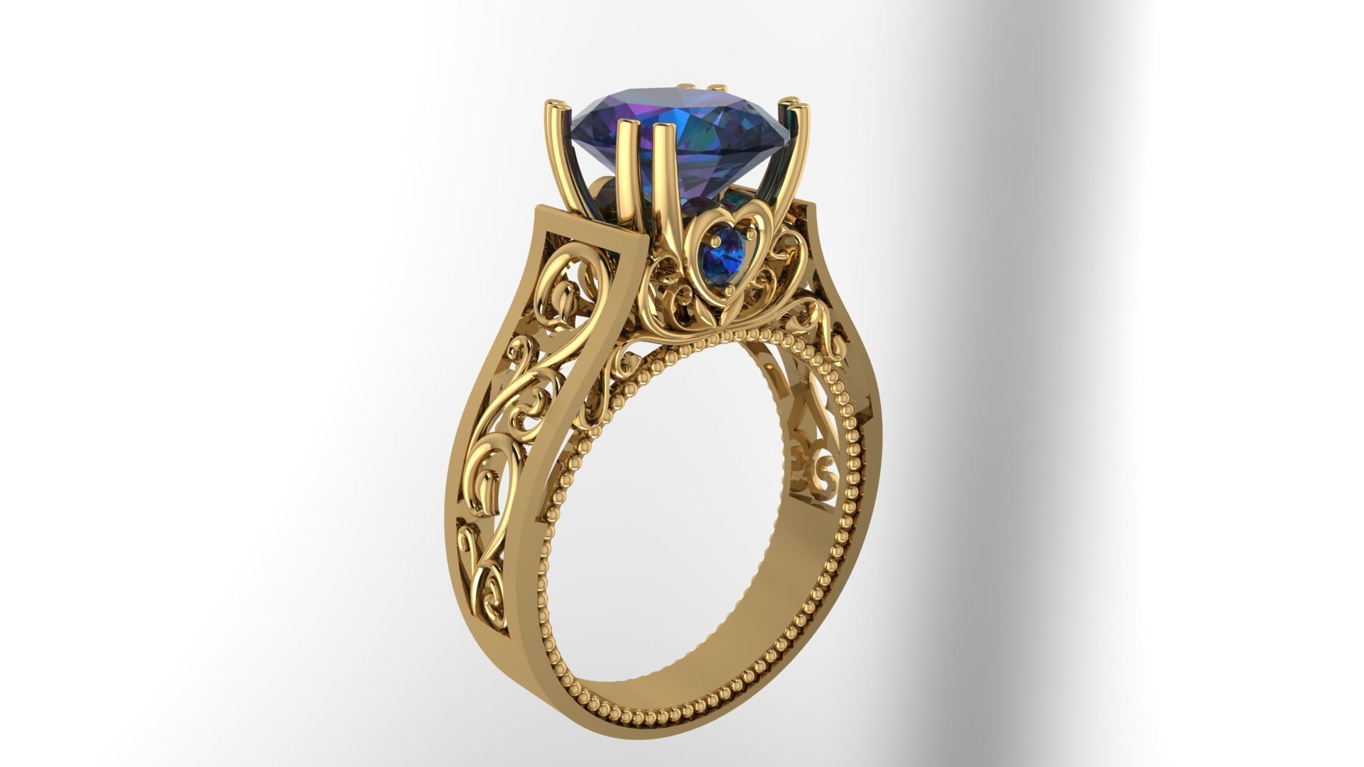 Female Ring 3D Model - TurboSquid 1924187
