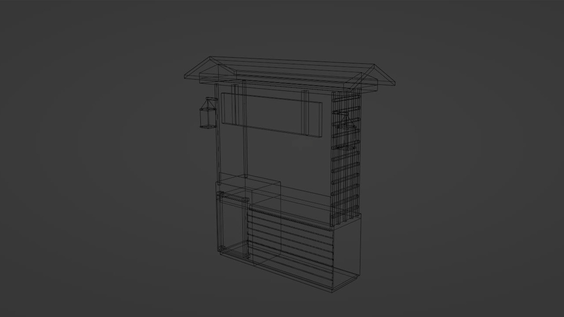 3D Model Food Stand - TurboSquid 2202160