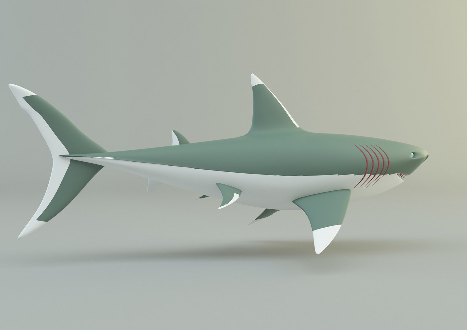 Megalodon Shark Model Model - TurboSquid 2067282