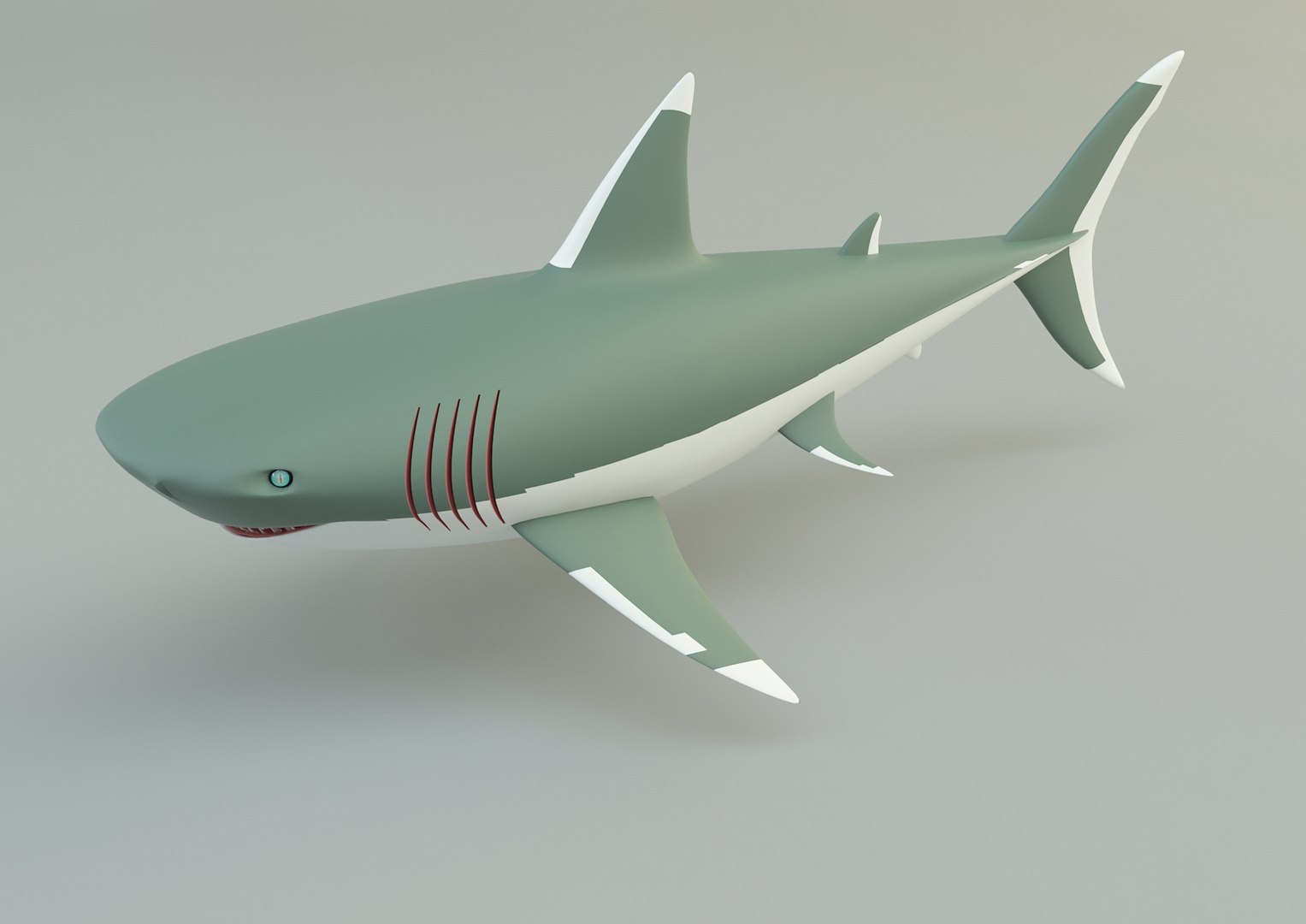 Megalodon Shark Model Model - TurboSquid 2067282