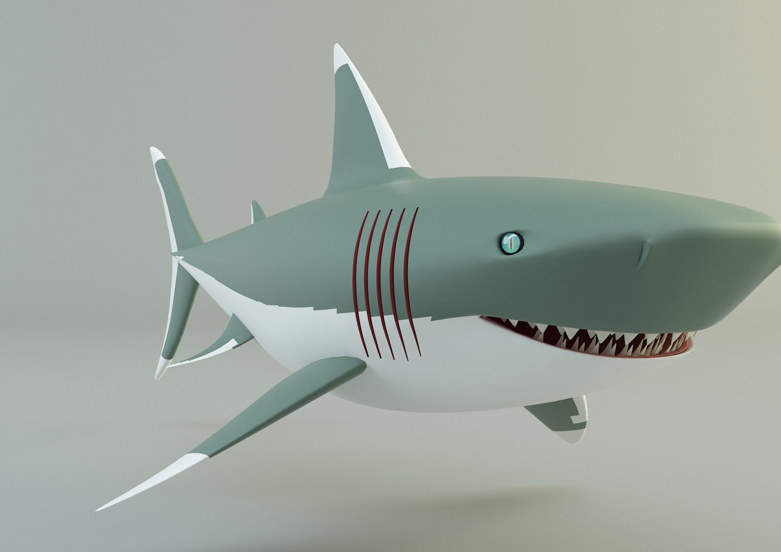 Megalodon Shark Model Model - TurboSquid 2067282