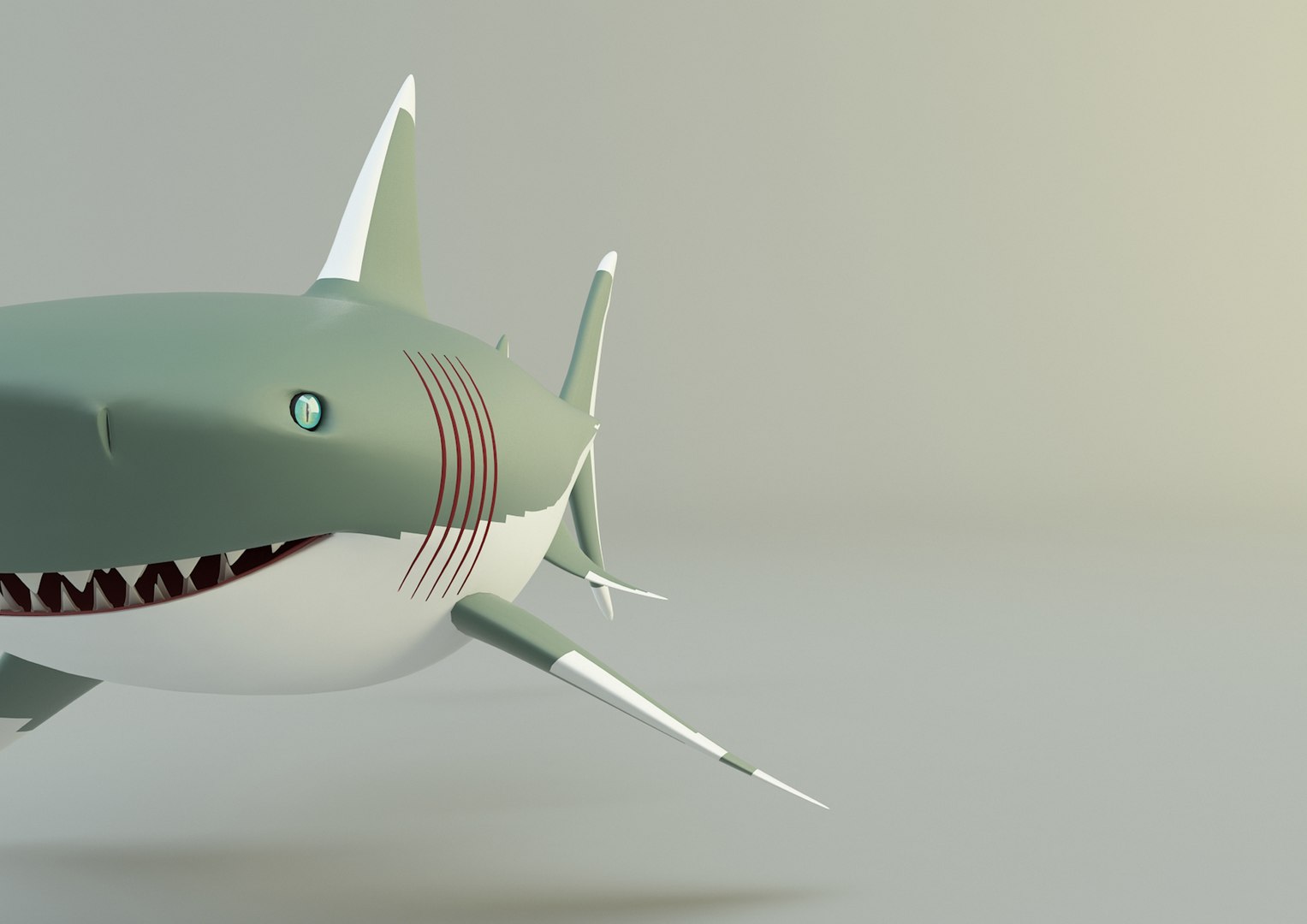 Megalodon Shark Model Model - TurboSquid 2067282