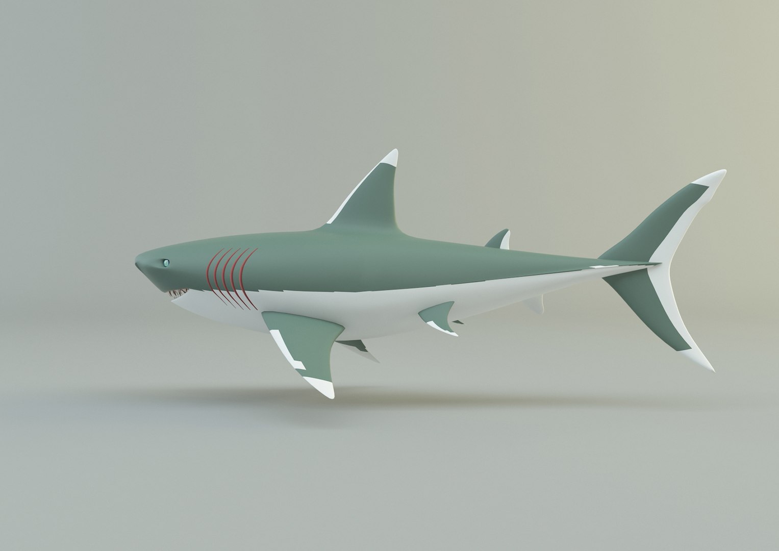 Megalodon Shark Model Model - TurboSquid 2067282