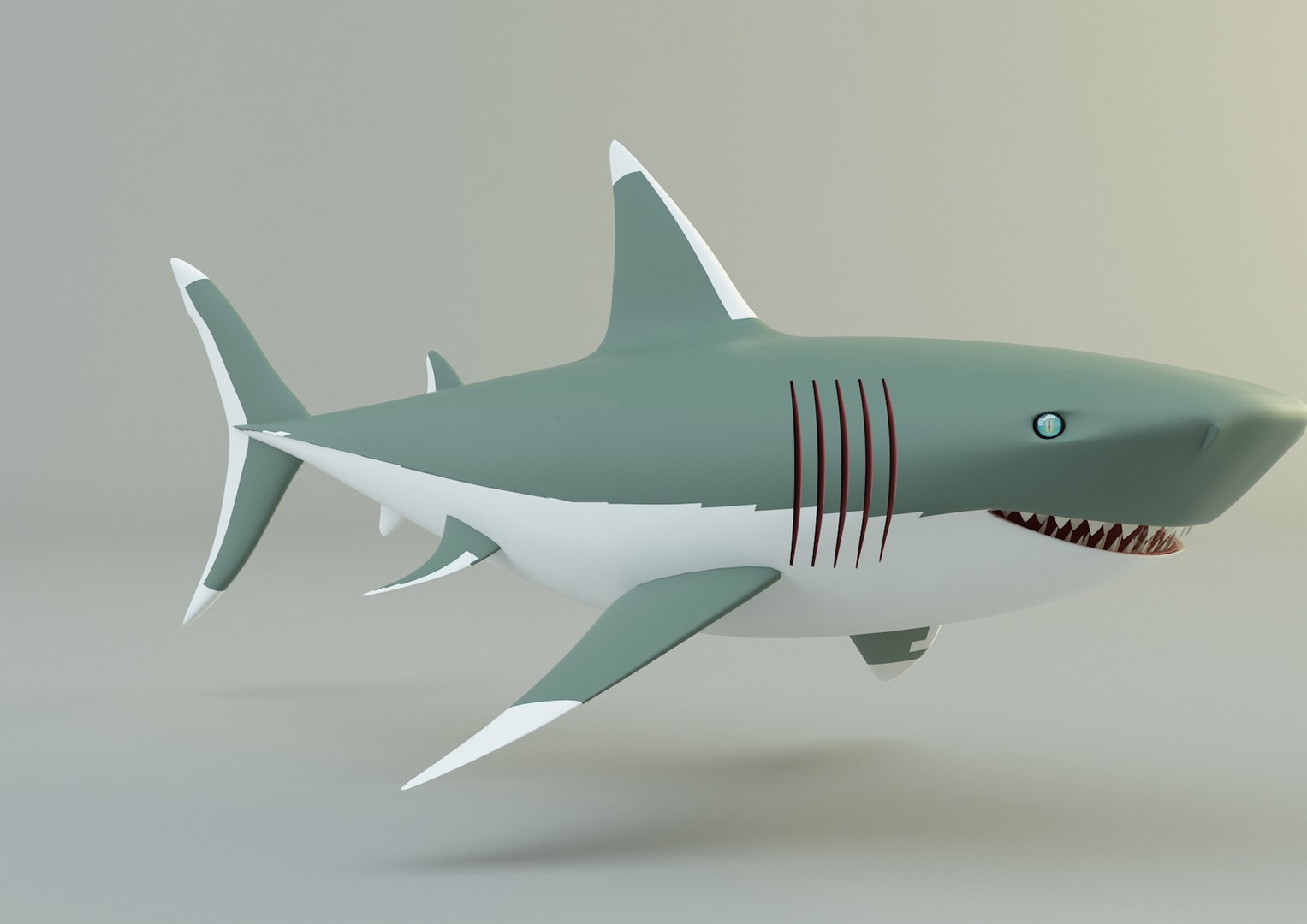Megalodon Shark Model Model - TurboSquid 2067282