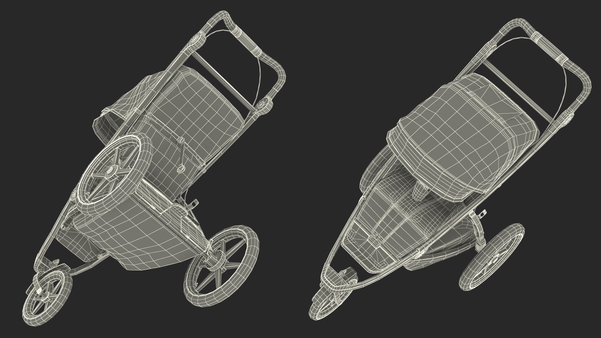 3D Thule Urban Glide 2 Stroller - TurboSquid 2160544