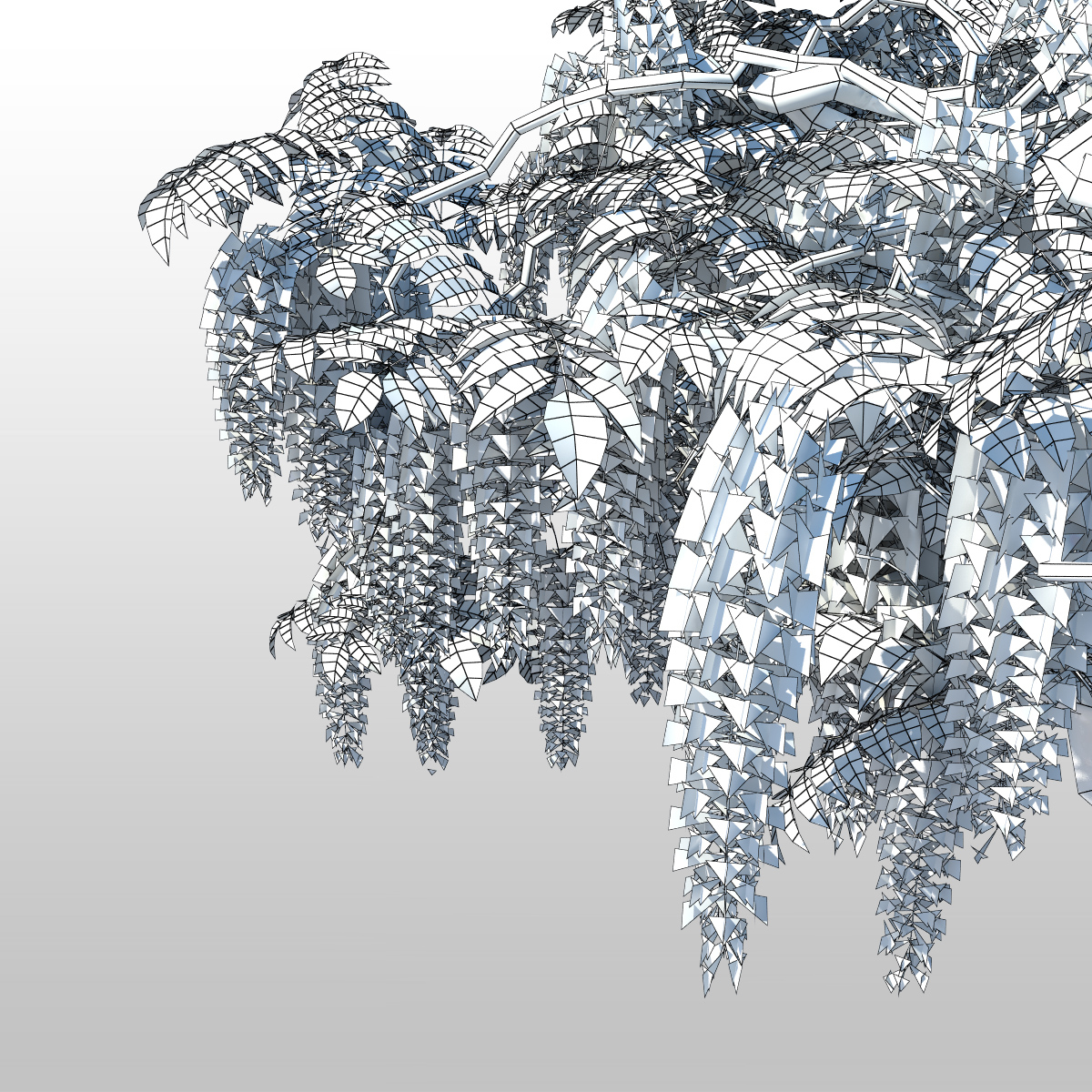 wisteria wysteria plant 3d model