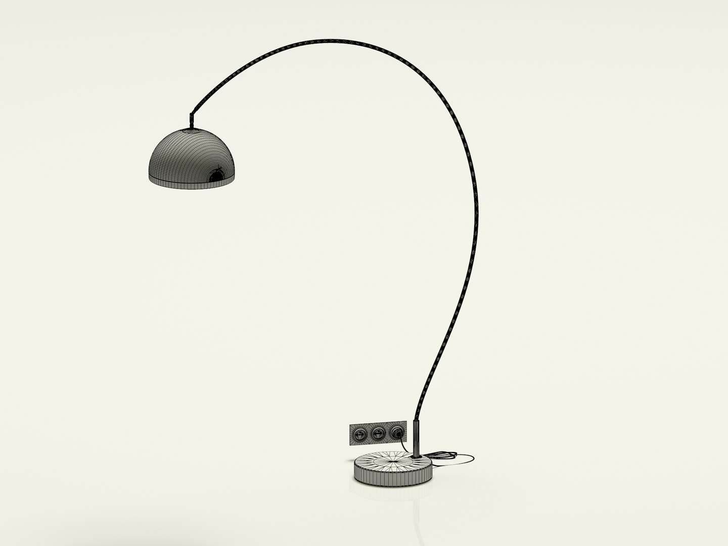 3D Designer Arc Lamp Model - TurboSquid 1695491
