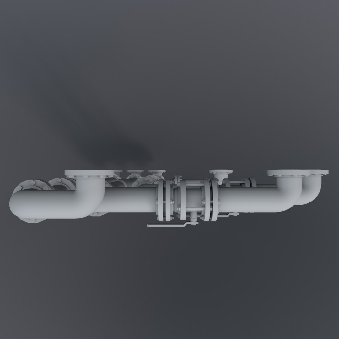 pipe assembly 3d model