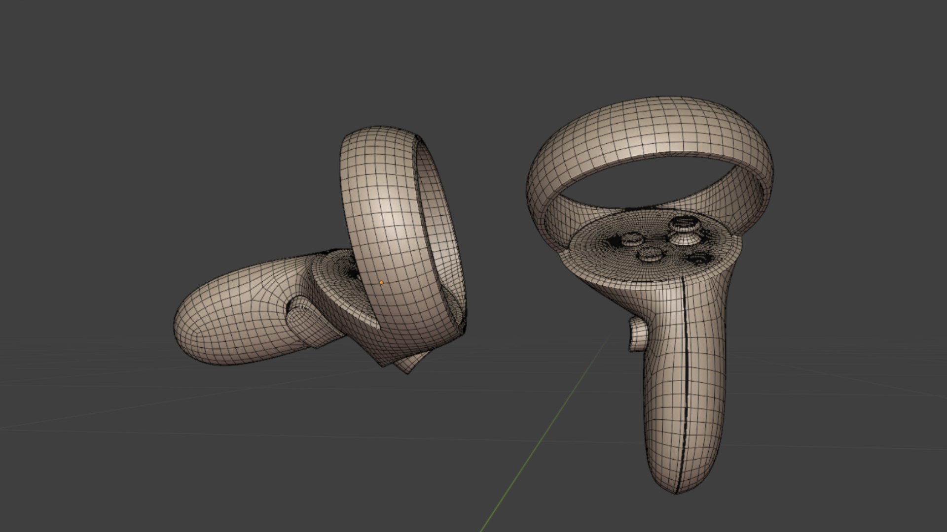 Meta Quest Touch controllers 3D - TurboSquid 2165610