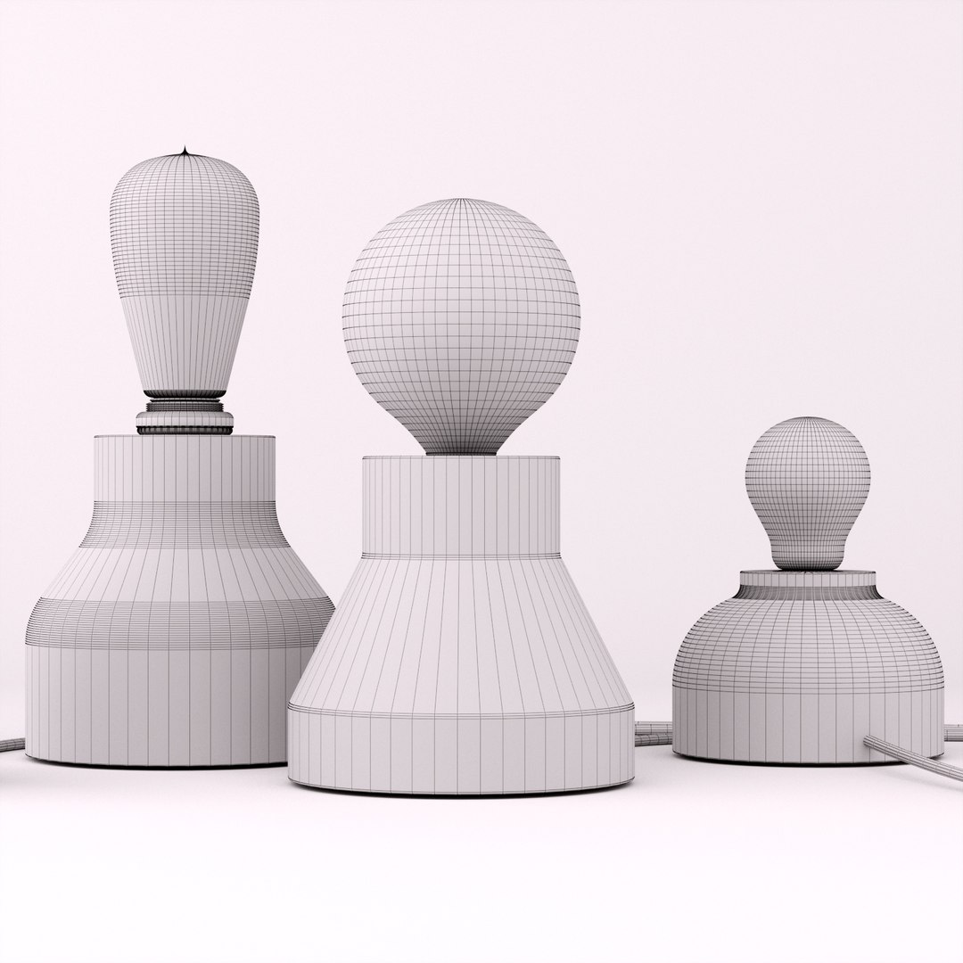 3D Lamp Table - TurboSquid 1408591