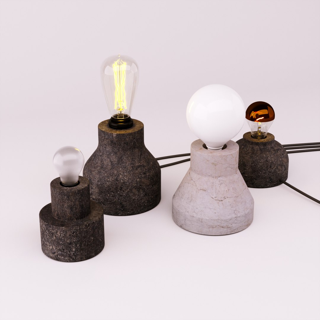 3D Lamp Table - TurboSquid 1408591