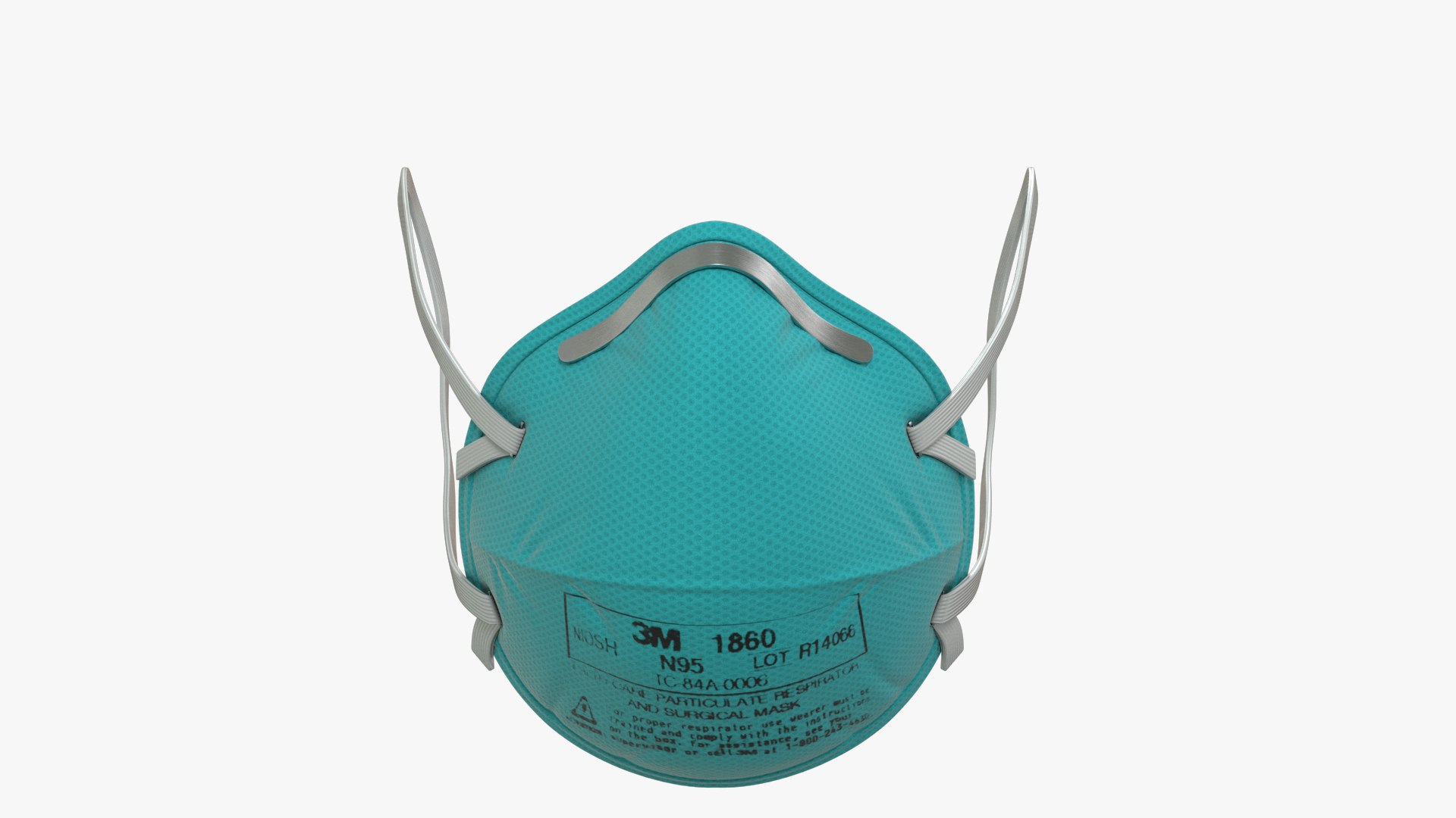 3D N95 Respirator Mask Model - TurboSquid 1525628