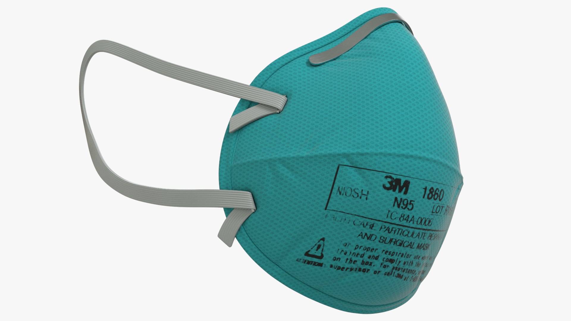 3D N95 Respirator Mask Model - TurboSquid 1525628